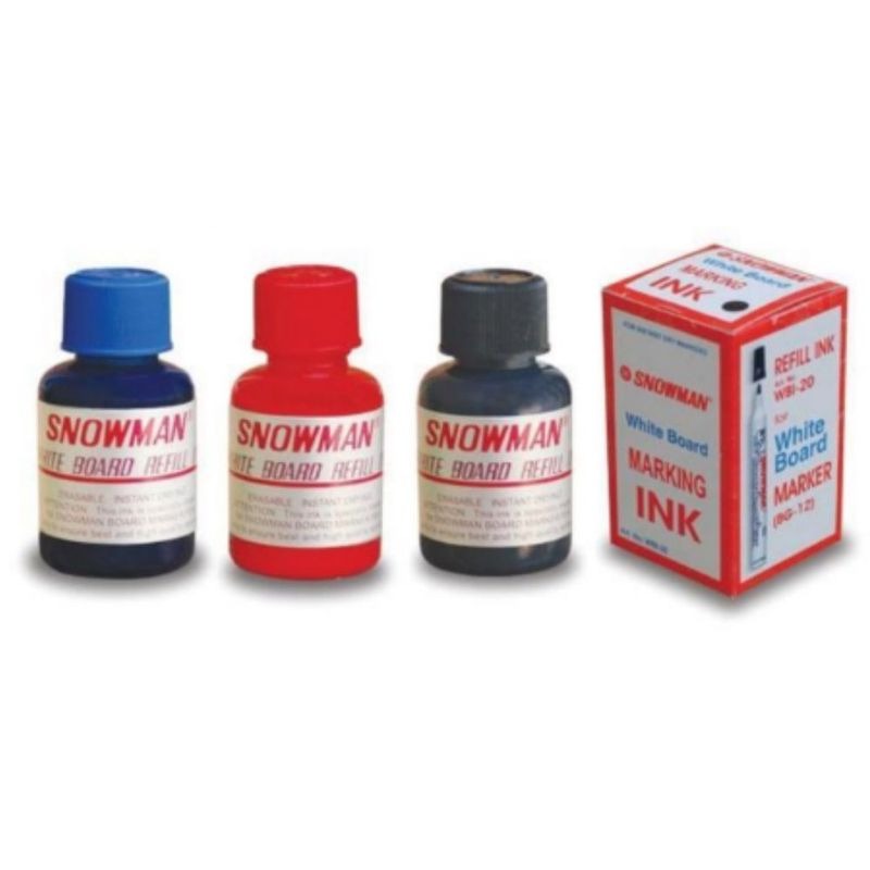 Jual Snowman Whiteboard Marking Ink WBI-20: Solusi Isi Ulang Spidol ...