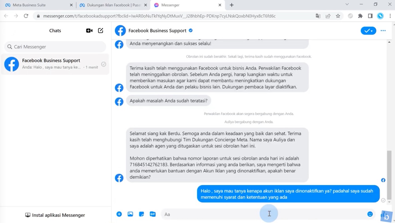 Cara Menghubungi Live Chat Customer Support Facebook (dengan Video ...