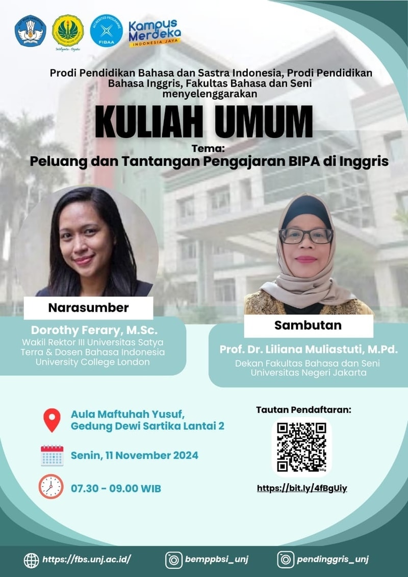 Pengajaran Bahasa Indonesia Bagi Penutur Asing (BIPA)